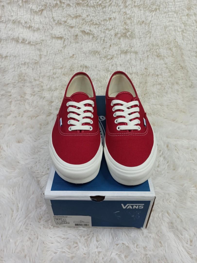 Vans Vault OG Authentic LX 'Chili Pepper' v1, Men's Fashion, Footwear ...