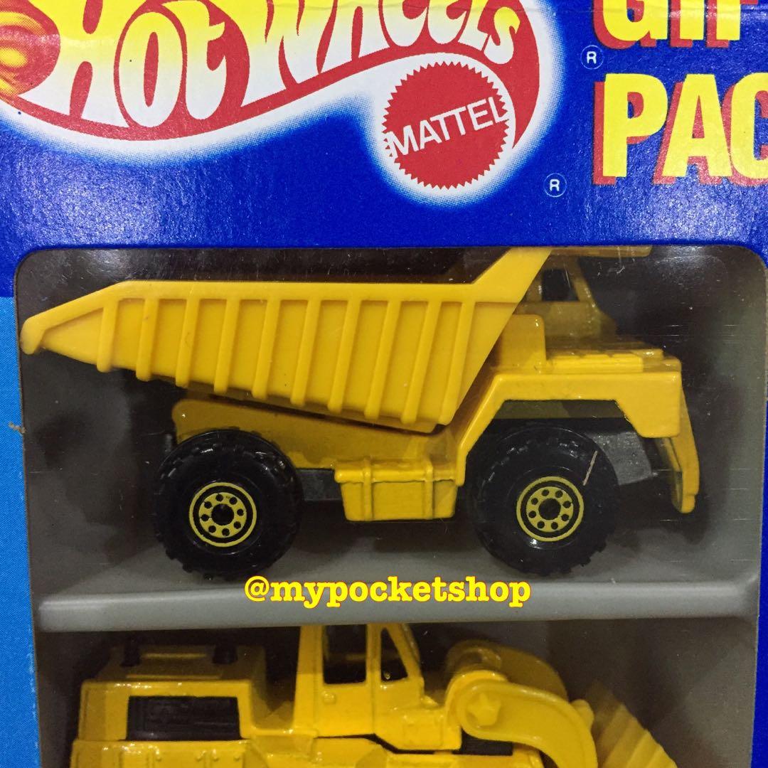 Vintage Hot Wheels CONSTRUCTION VEHICLE GIFT PACK / 1994 Hotwheels ...