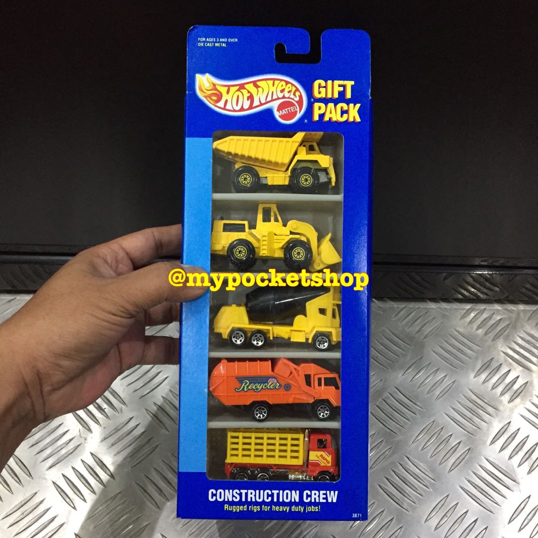 Vintage Hot Wheels CONSTRUCTION VEHICLE GIFT PACK / 1994 Hotwheels ...
