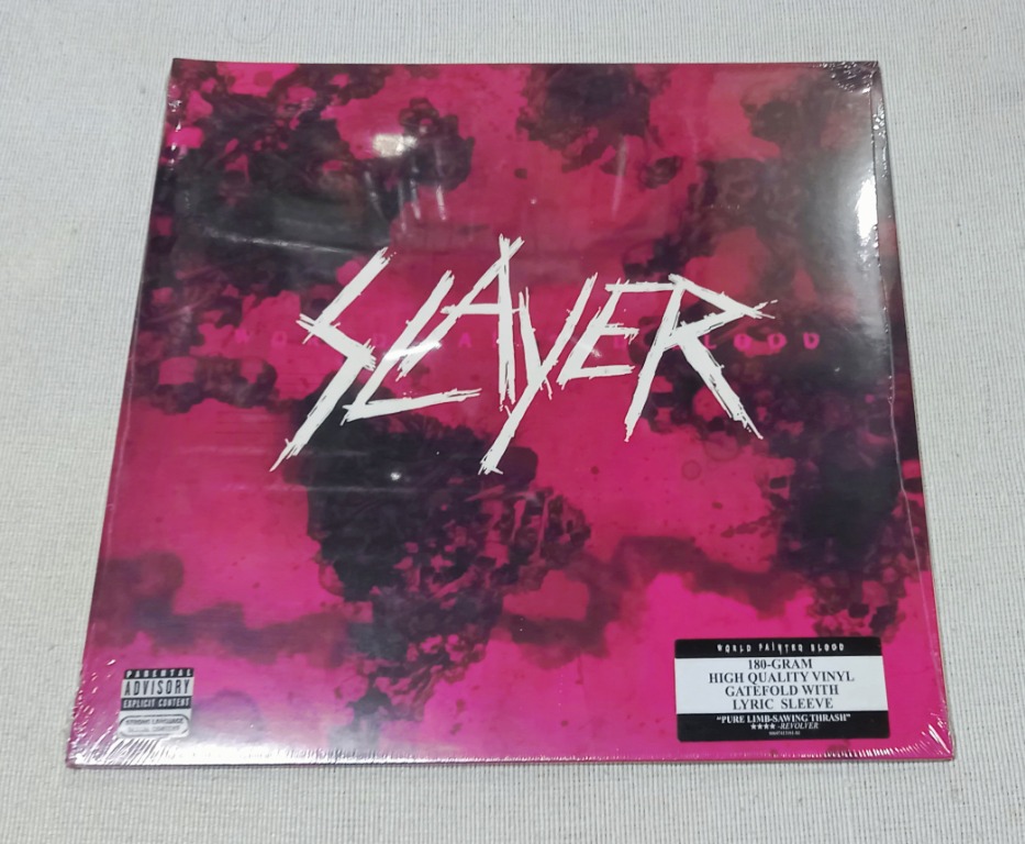 Vinyl : Slayer - World Painted Blood, Hobbies & Toys, Music & Media ...
