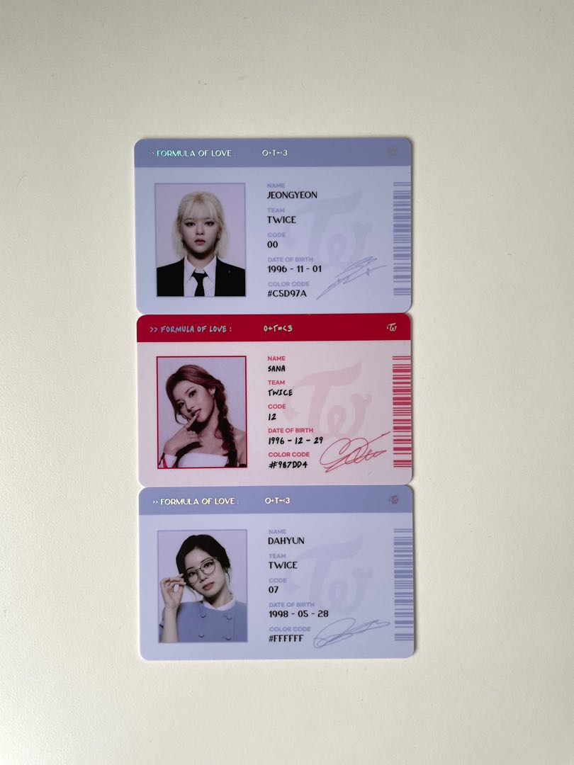 WTT Twice Formula of Love IDs, Hobbies & Toys, Memorabilia ...