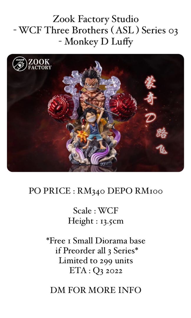 Zook Factory Studio - WCF Three Brothers ( ASL ) Series 03 - Monkey D ...