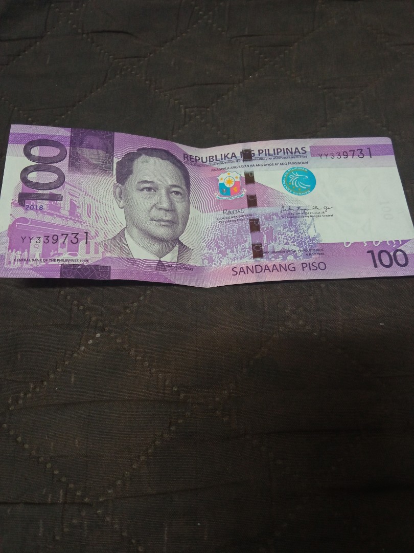 100 peso double prefix "YY" serial no. 2018, Hobbies & Toys ...