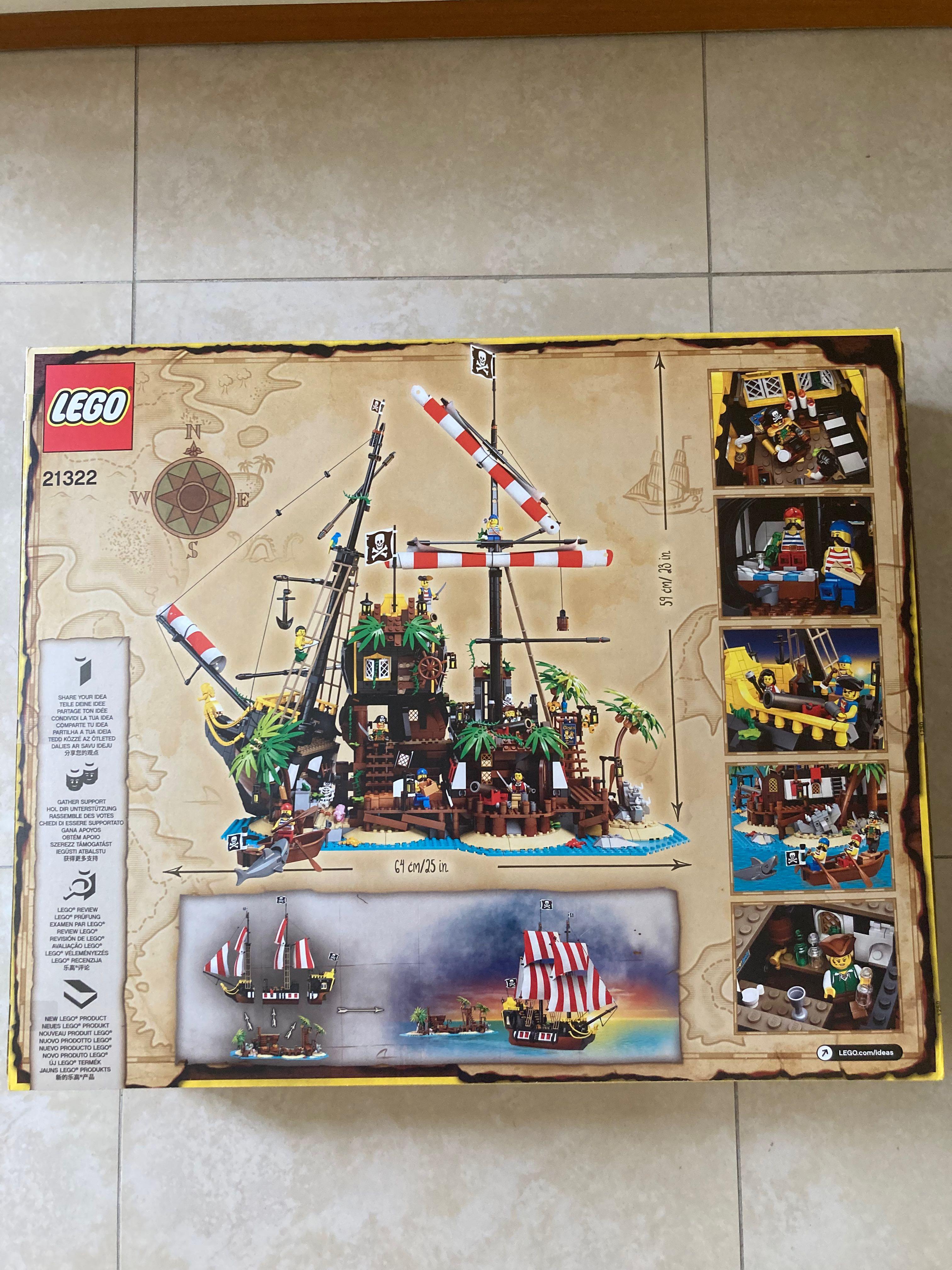 全新 Lego 21322 MISB Pirates of Barracuda Bay, 興趣及遊戲, 玩具 & 遊戲類 - Carousell