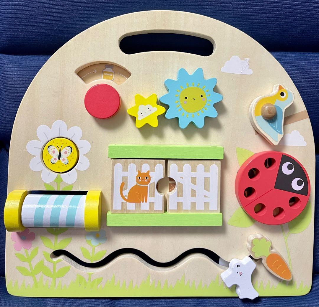 Anko Wooden Activity Board, Hobbies & Toys, Toys & Games on Carousell