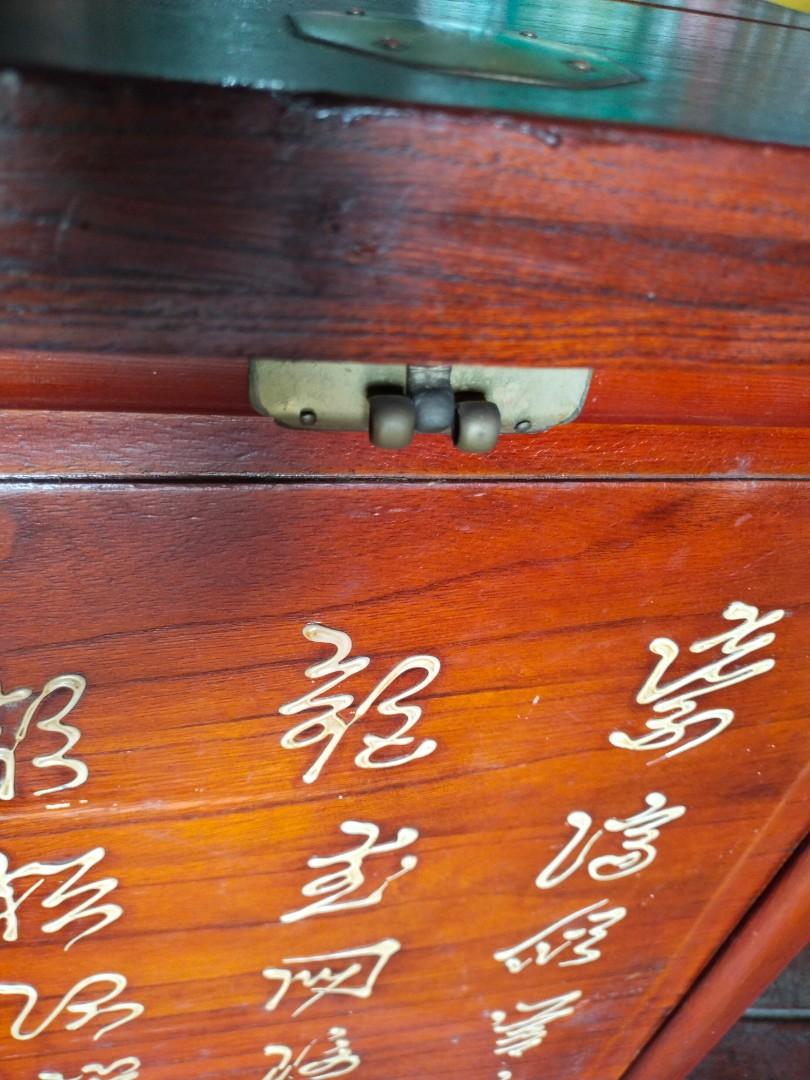 Antique rice storage box, Furniture & Home Living, Furniture, Other ...