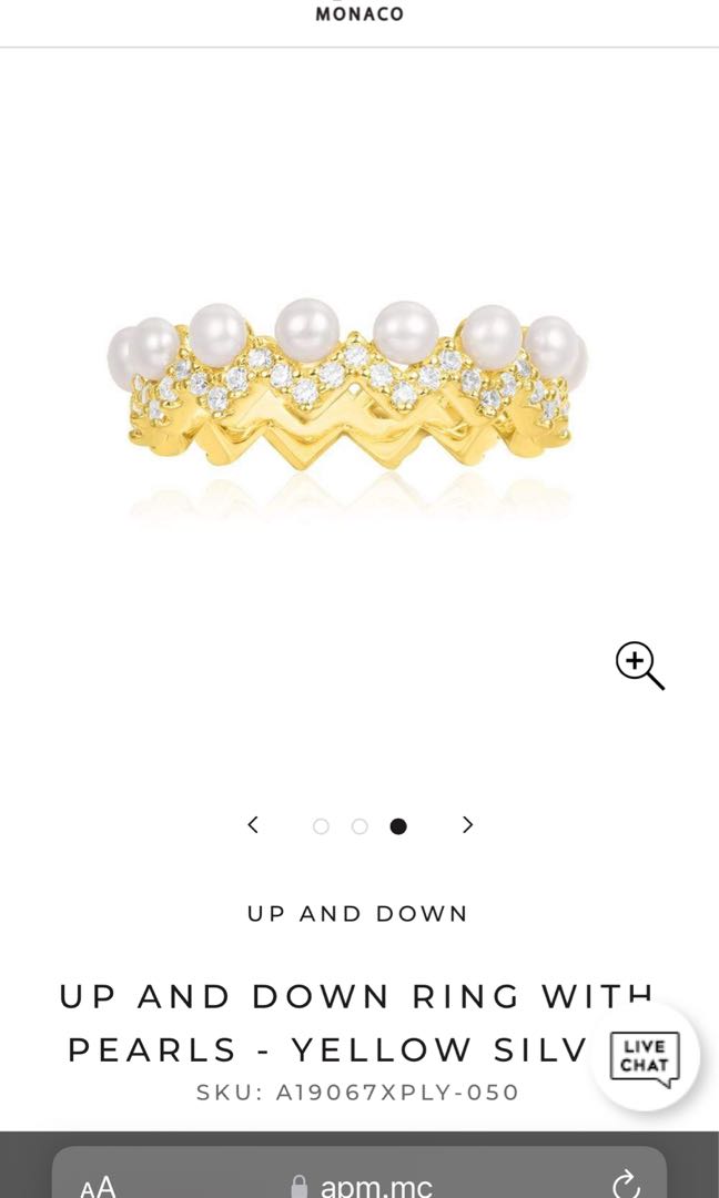 APM Ring, Women's Fashion, Jewelry & Organisers, Rings on Carousell