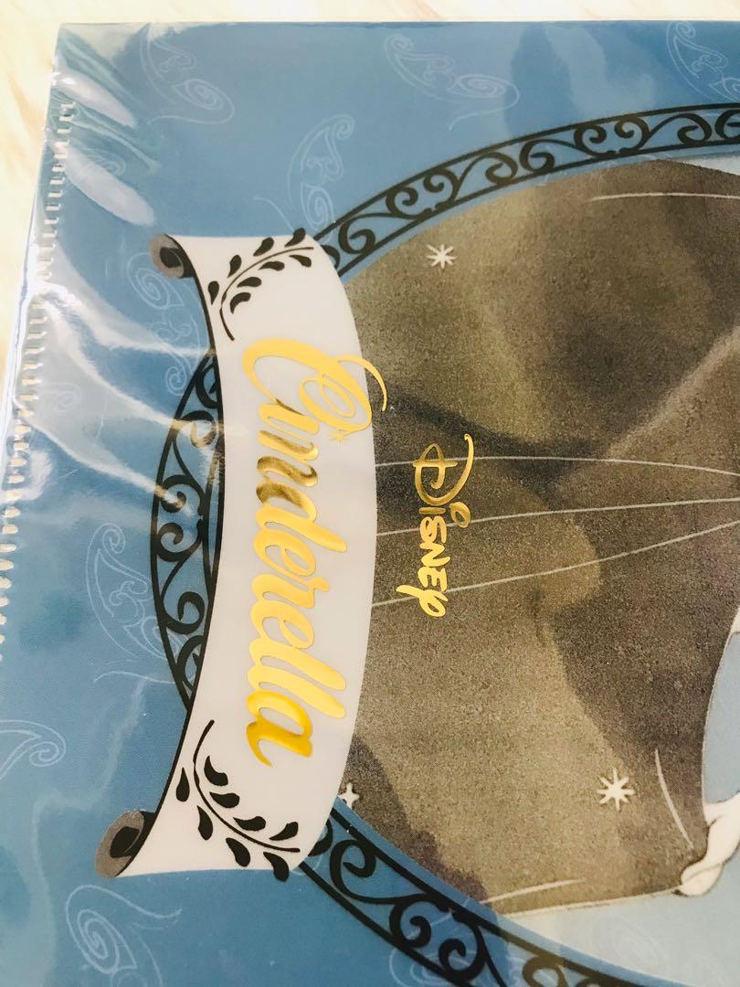 Authentic Disney Princess Cinderella Clear File, Hobbies & Toys ...