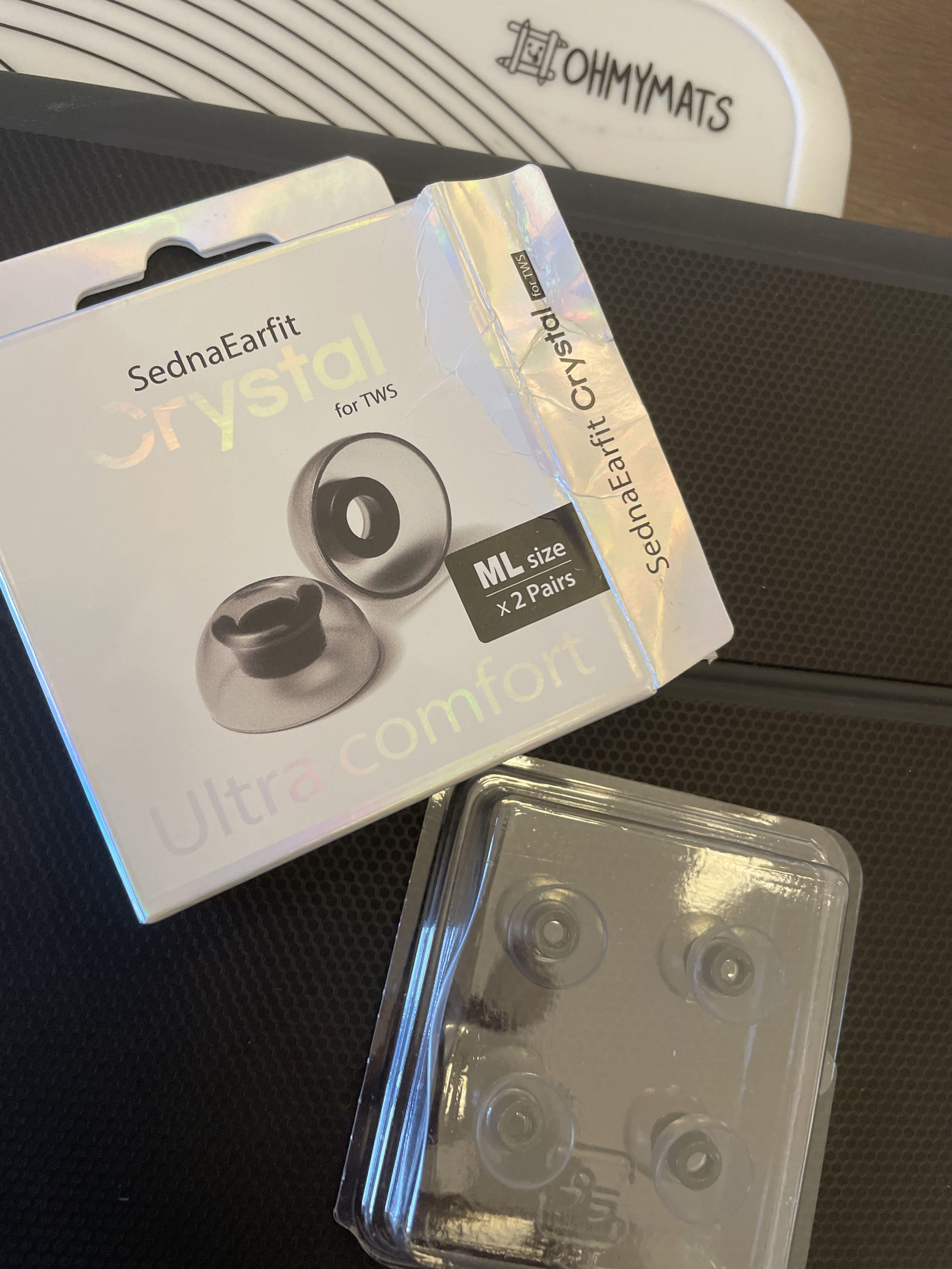 AZLA Crystal ear tips for TWS (ML), Audio, Earphones on Carousell