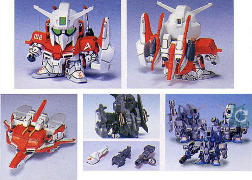 Bandai SD Z-plus A1 a2 c1 d Type (Amuro Custom) SD Gundam G Generation ...