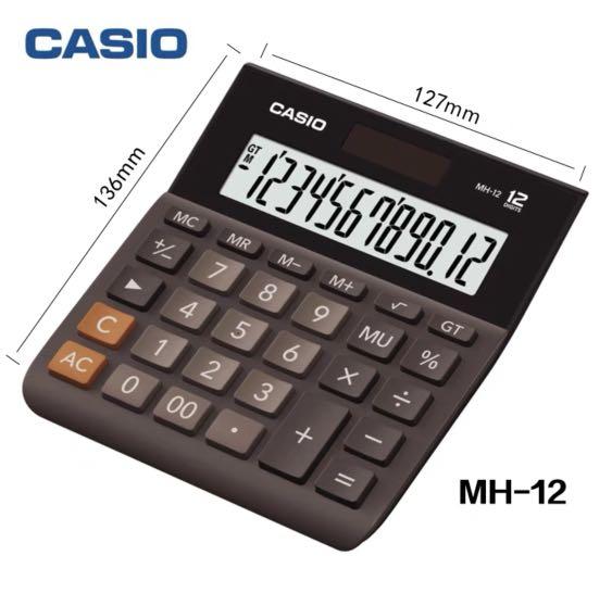 Casio Calculator MH-12, Computers & Tech, Office & Business Technology ...