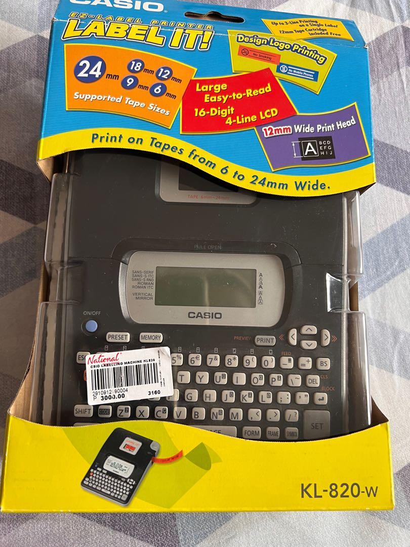 Casio ez label printer, Mobile Phones & Gadgets, Other Gadgets on Carousell