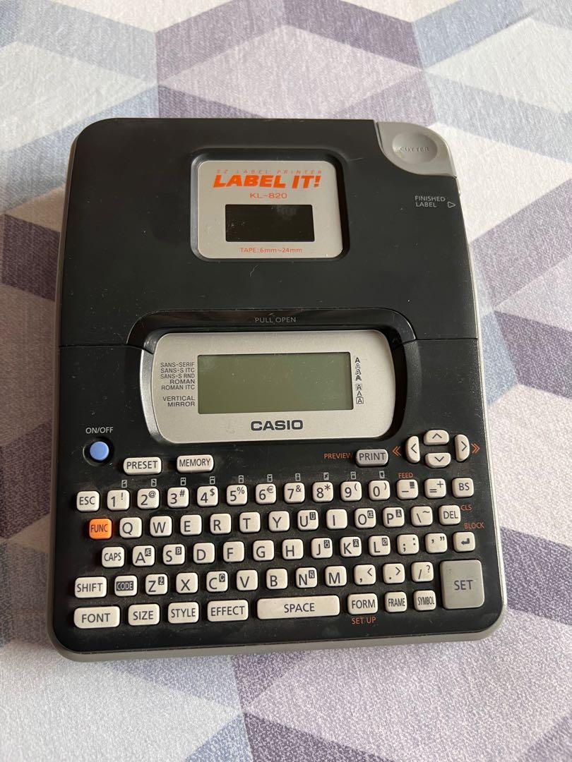 Casio ez label printer, Mobile Phones & Gadgets, Other Gadgets on Carousell
