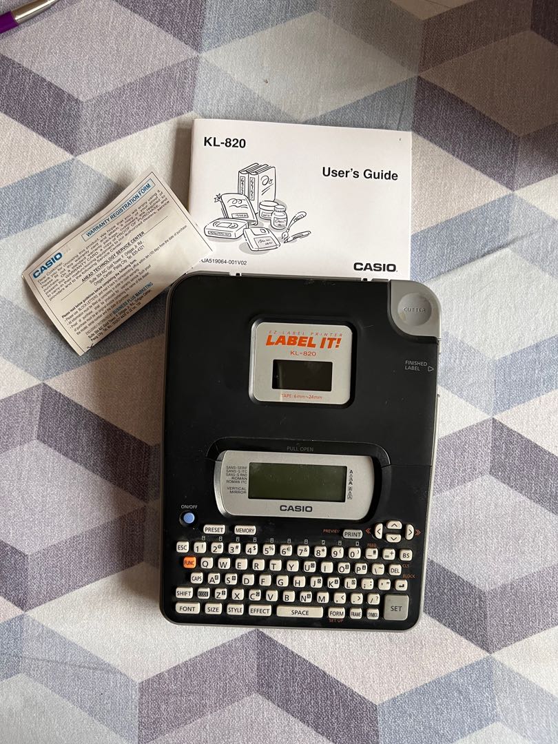 Casio ez label printer, Mobile Phones & Gadgets, Other Gadgets on Carousell