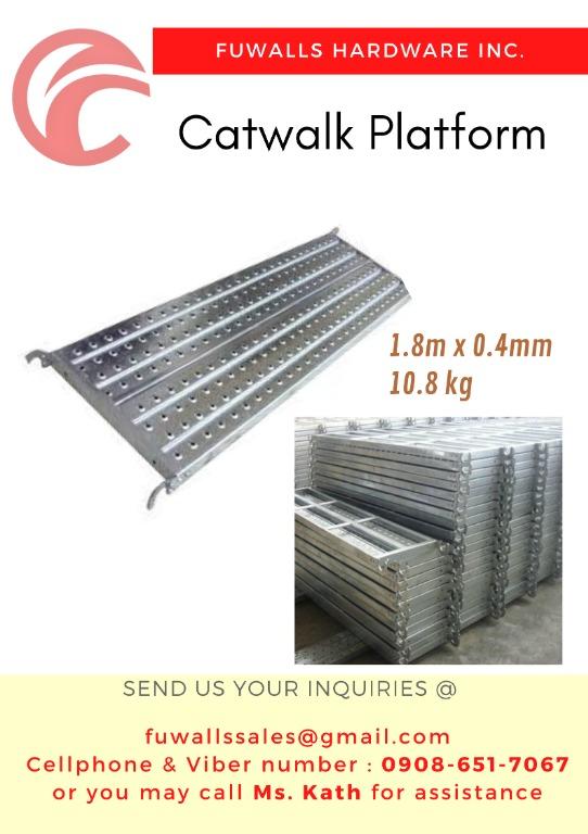 Catwalk Platform (1.8m x 0.4), Commercial & Industrial, Construction ...