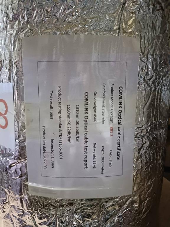 Comlink Mini Figure 8 Fiber Cable 4/8/12Core 2KM On Stock!!!, Computers ...