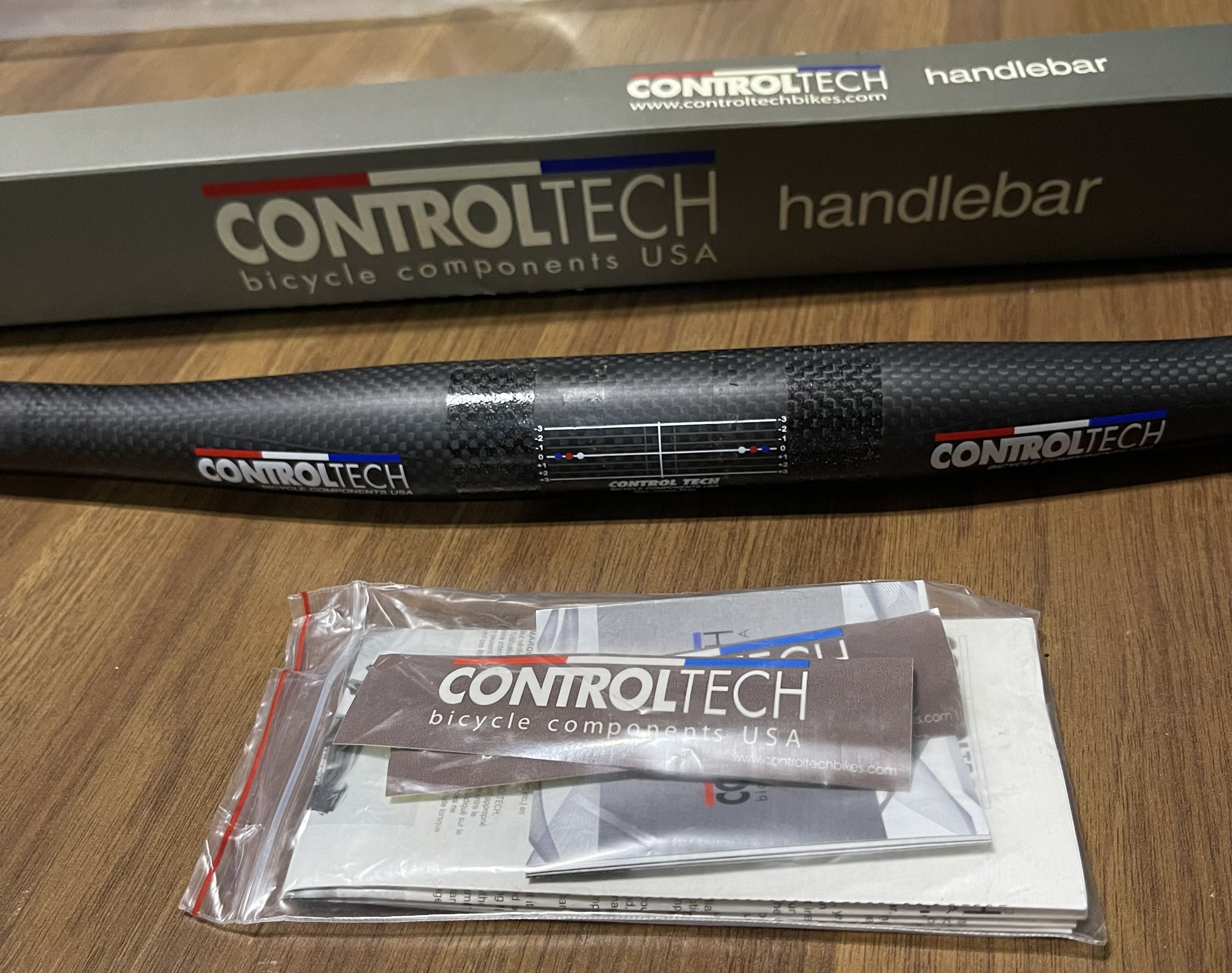 Controltech Carbon Flat Bar, Sports Equipment, Bicycles & Parts, Parts ...