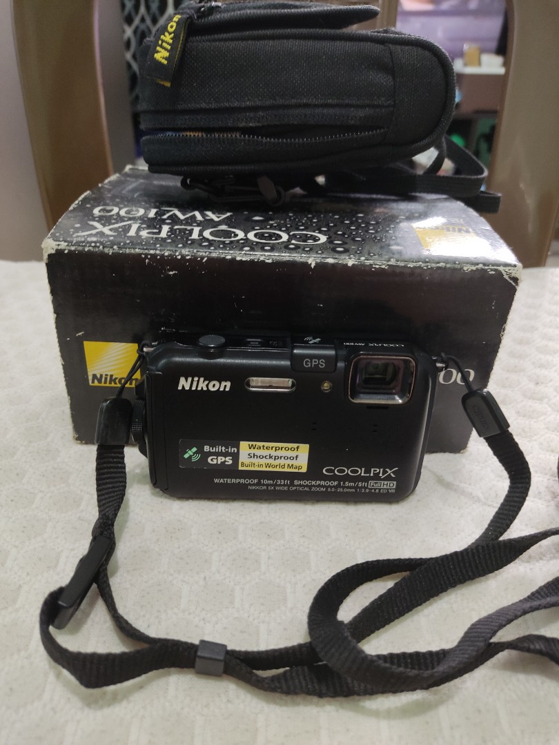 Coolpix aw100 Nikon underwater camera, Photography, Cameras on Carousell
