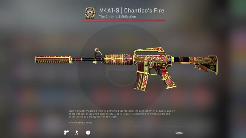 CSGO SKIN | M4A1-S CHANTICO’S FIRE (Well Worn), Video Gaming, Video ...