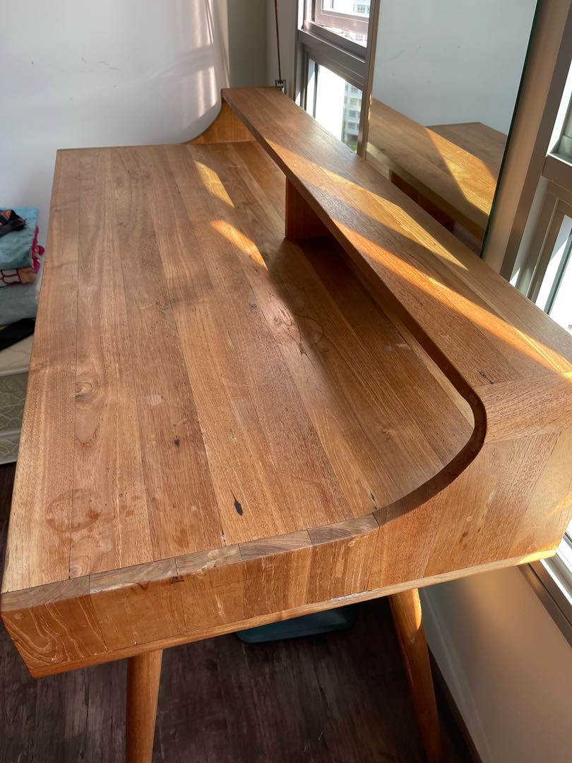 Customized study table, Furniture & Home Living, Furniture, Tables ...