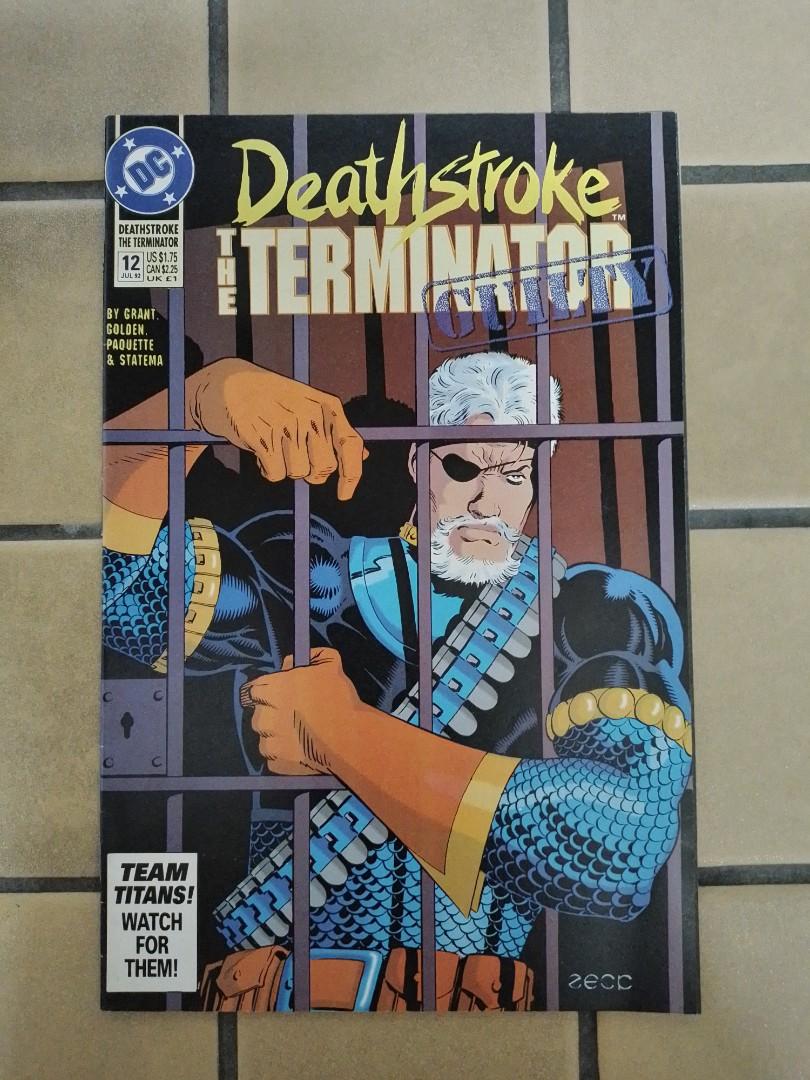 Deathstroke, The Terminator #12 ( Mike Zeck - Cover Art ) DC Copper Age ...