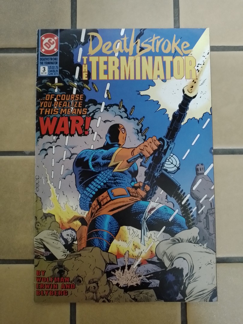 Deathstroke, The Terminator #3 ( Mike Zeck - Cover Art ) DC Copper Age ...