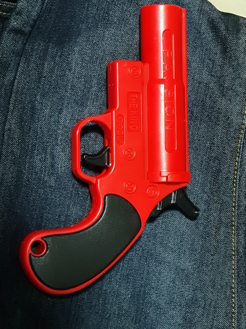 Flare gun prop, Hobbies & Toys, Toys & Games on Carousell