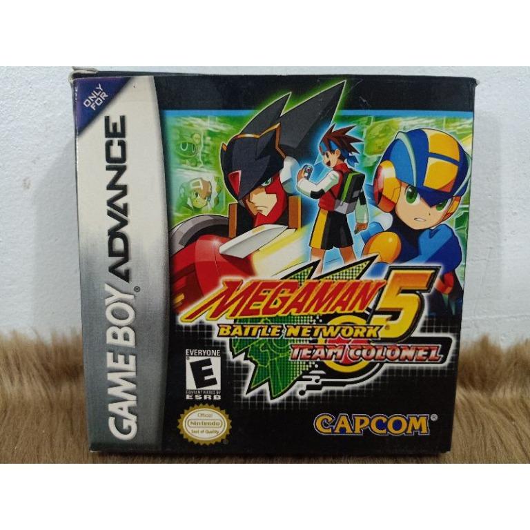 Gameboy Advance GBA Megaman 5 Battle Network Team Colonel, Video Gaming ...