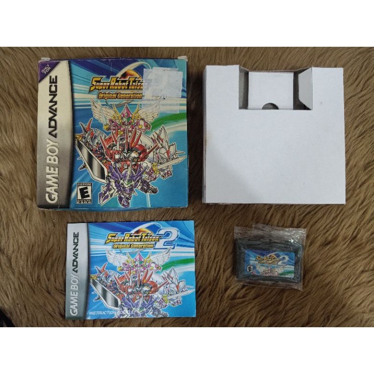 Gameboy Advance GBA Super Robot Taisen 2 Original Generation, Video ...
