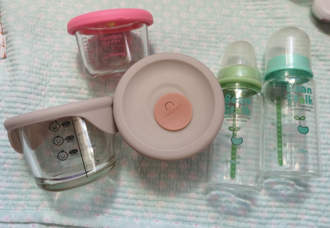 Glasslock & Locknlock baby food storage, Babies & Kids, Nursing ...