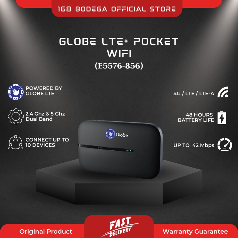 GLOBE LTE+ POCKET WIFI (E5576-856), Mobile Phones & Gadgets, Other ...