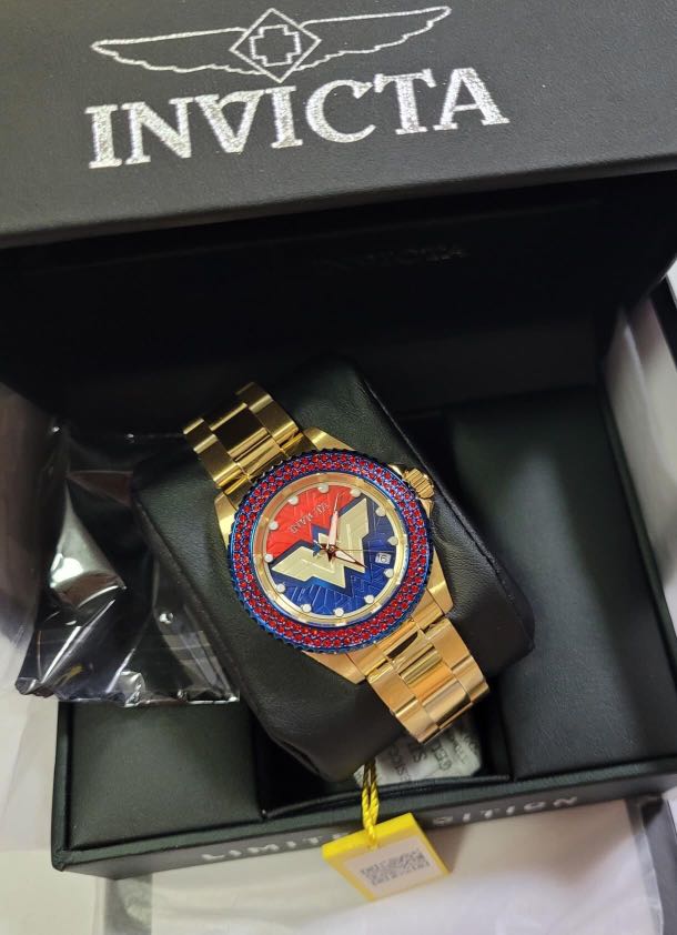 Invicta Limited Edition Wonder Woman, Luxury, Watches on Carousell