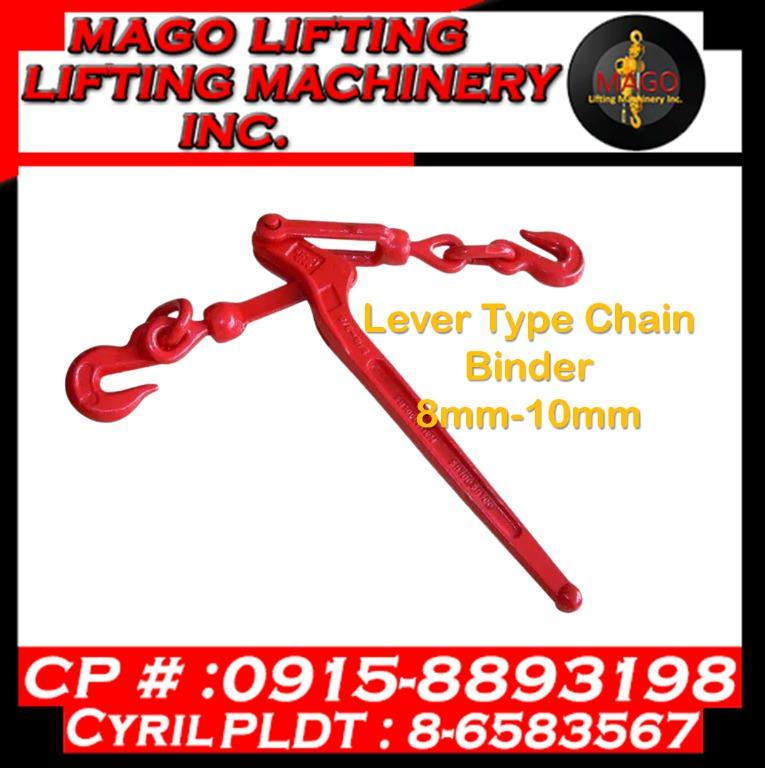 Lever Type Chain Binder 8mm-10mm, Commercial & Industrial, Construction ...