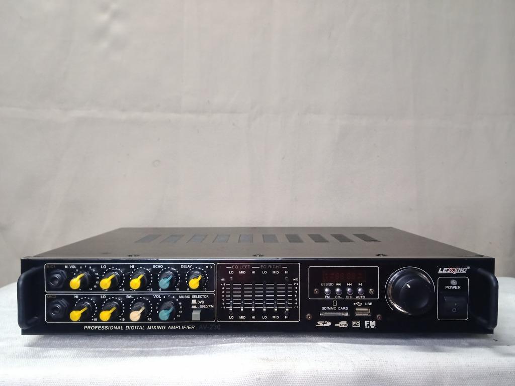 Lexing AV-230 Mixing Power Amplifier with Equalizer, Audio, Soundbars ...