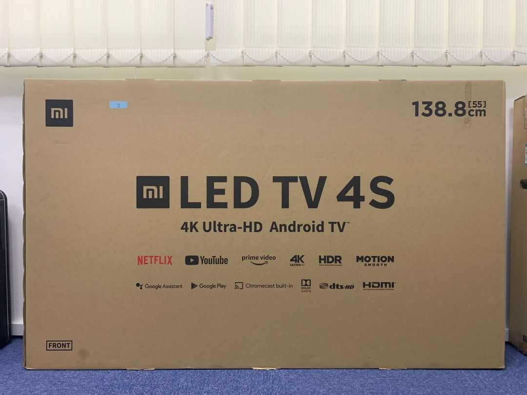 MI LED TV 4S 55 inch 4K Android TV XIAOMI, TV & Home Appliances, TV ...