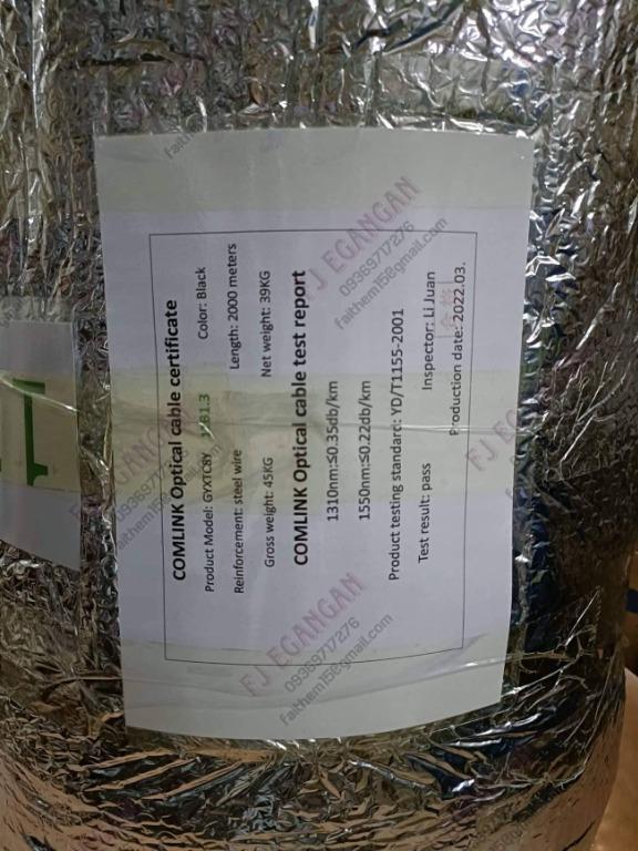 Mini Figure 8 Fiber Optic Cable | GYXTC8Y Mini Fig 8 FOC, Computers ...