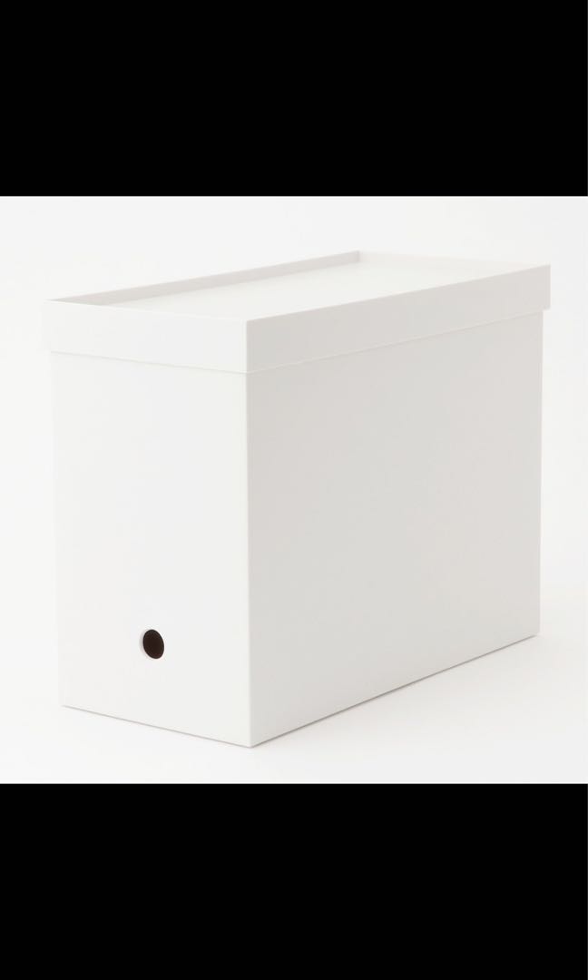 Muji PP file box wide, Furniture & Home Living, Home Improvement ...