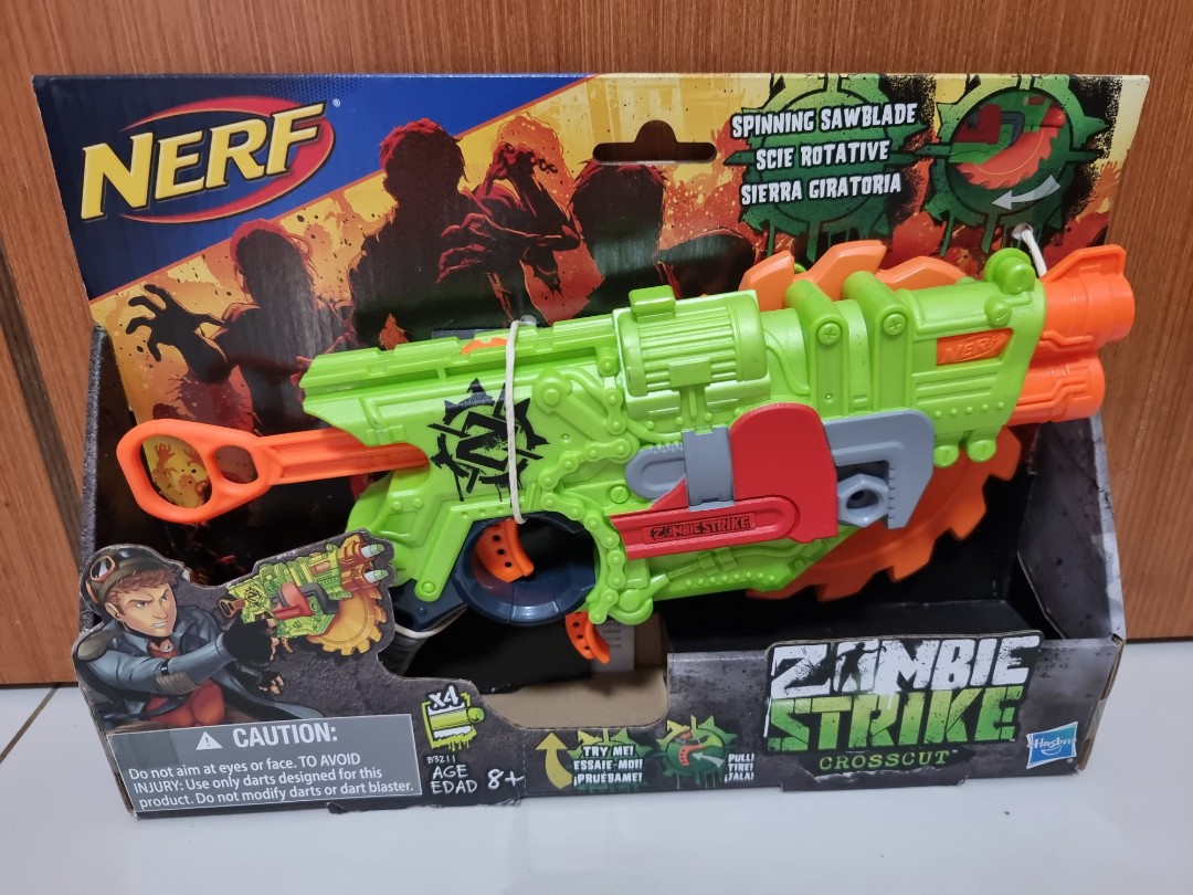 Nerf Zombie Strike Crosscut, Hobbies & Toys, Toys & Games on Carousell