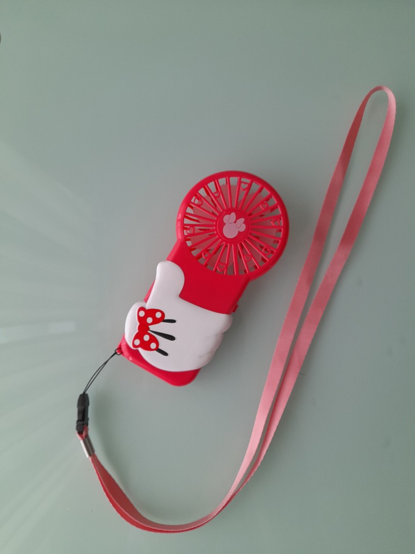 *NEW* Disney Minnie mouse portable fan, Babies & Kids, Going Out, Other ...
