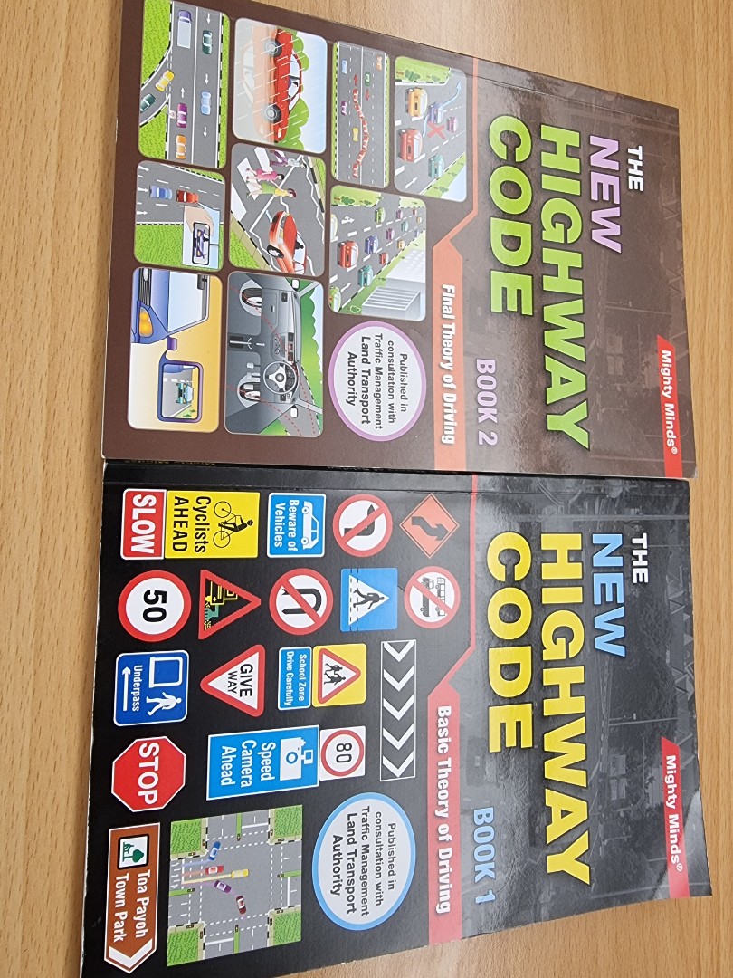 New highway code book 1&2, Hobbies & Toys, Books & Magazines, Textbooks ...