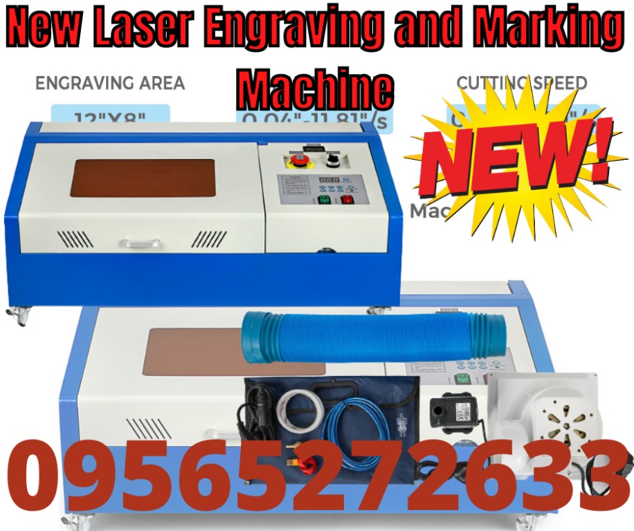 New Laser Engraving and Marking Machine With a Precision 40W Water ...