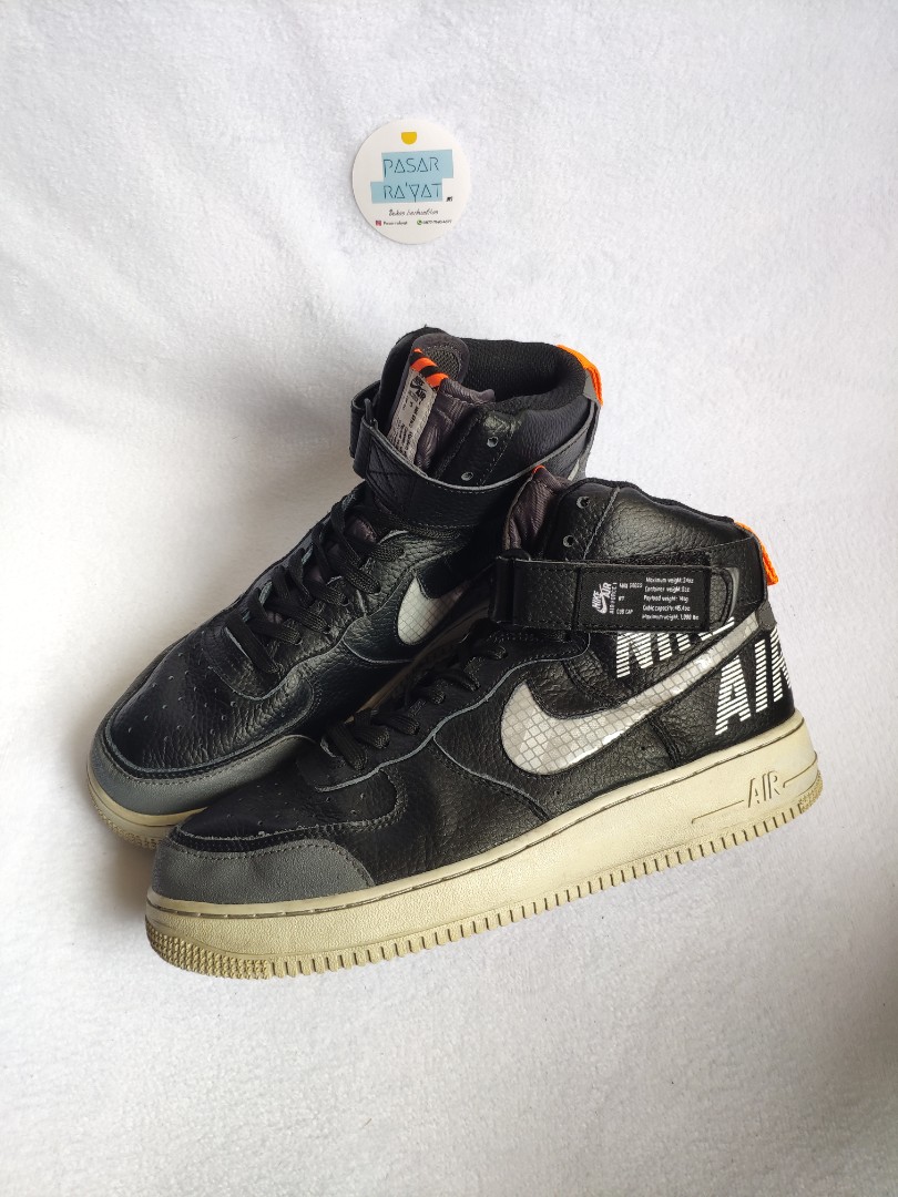 Nike AF1 Mid Under Construction, Fesyen Pria, Sepatu , Sneakers di ...