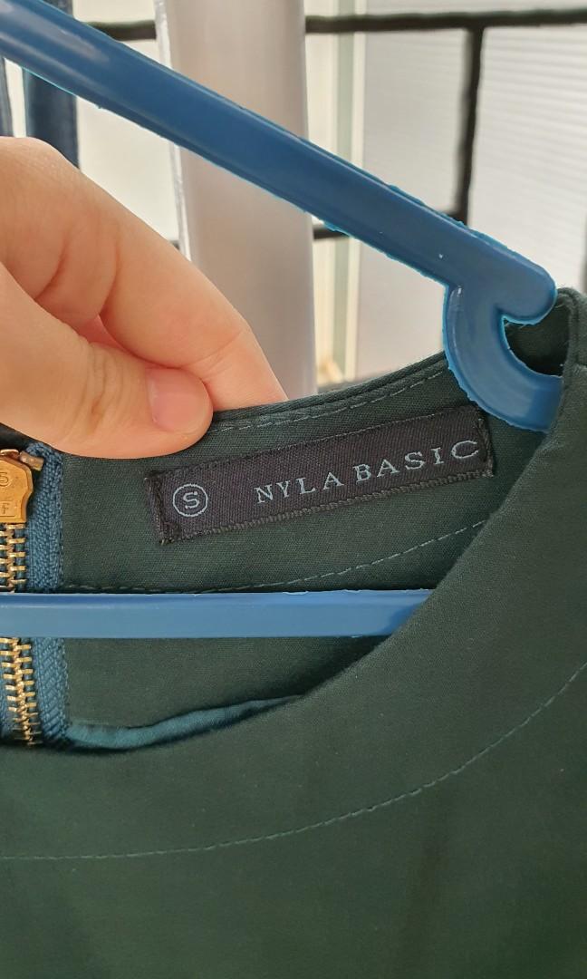 NYLA Green Dress, Fesyen Wanita, Pakaian Wanita, Gaun & Rok di Carousell