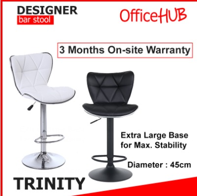 OFFICEHUB Trinity High Back BarStool | Chairs Bar stools ★ SGS Hydraulic Pump ★ Home / Cafe ...