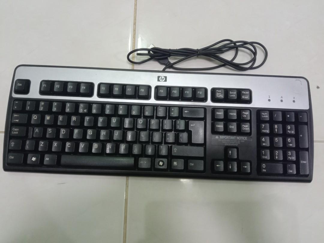 Original HP Desktop Keyboard, Computers & Tech, Desktops on Carousell