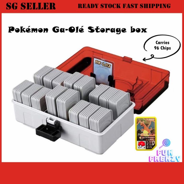 Pokémon GaOle Storage Box and Chip Sleeves 100Pcs, Hobbies & Toys, Toys ...