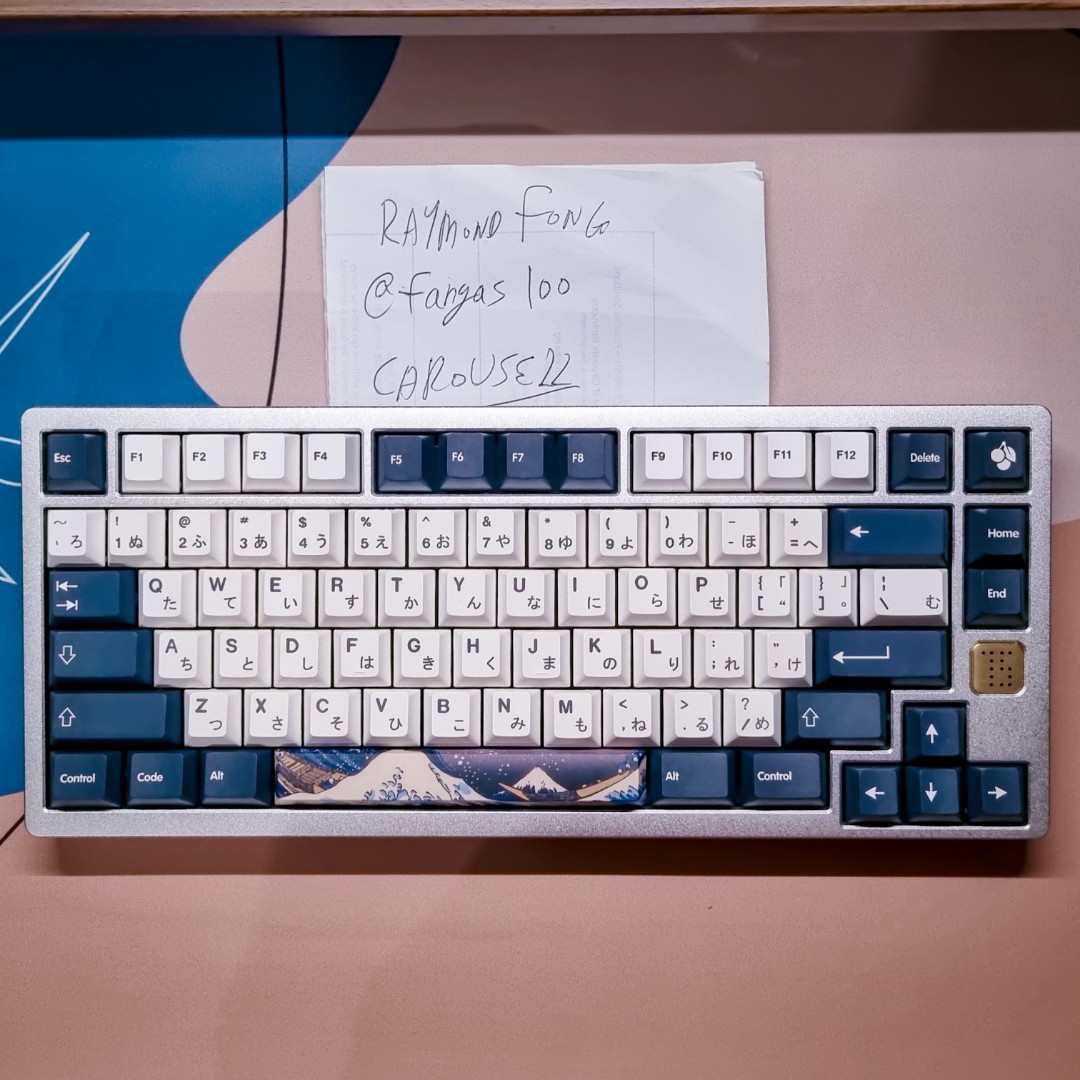 Polaris75 Fully Built Aluminium Custom Mechanical Keyboard with Brass ...