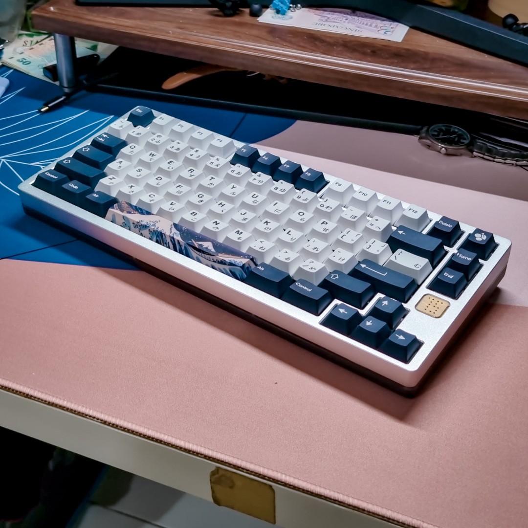 Polaris75 Fully Built Aluminium Custom Mechanical Keyboard with Brass ...