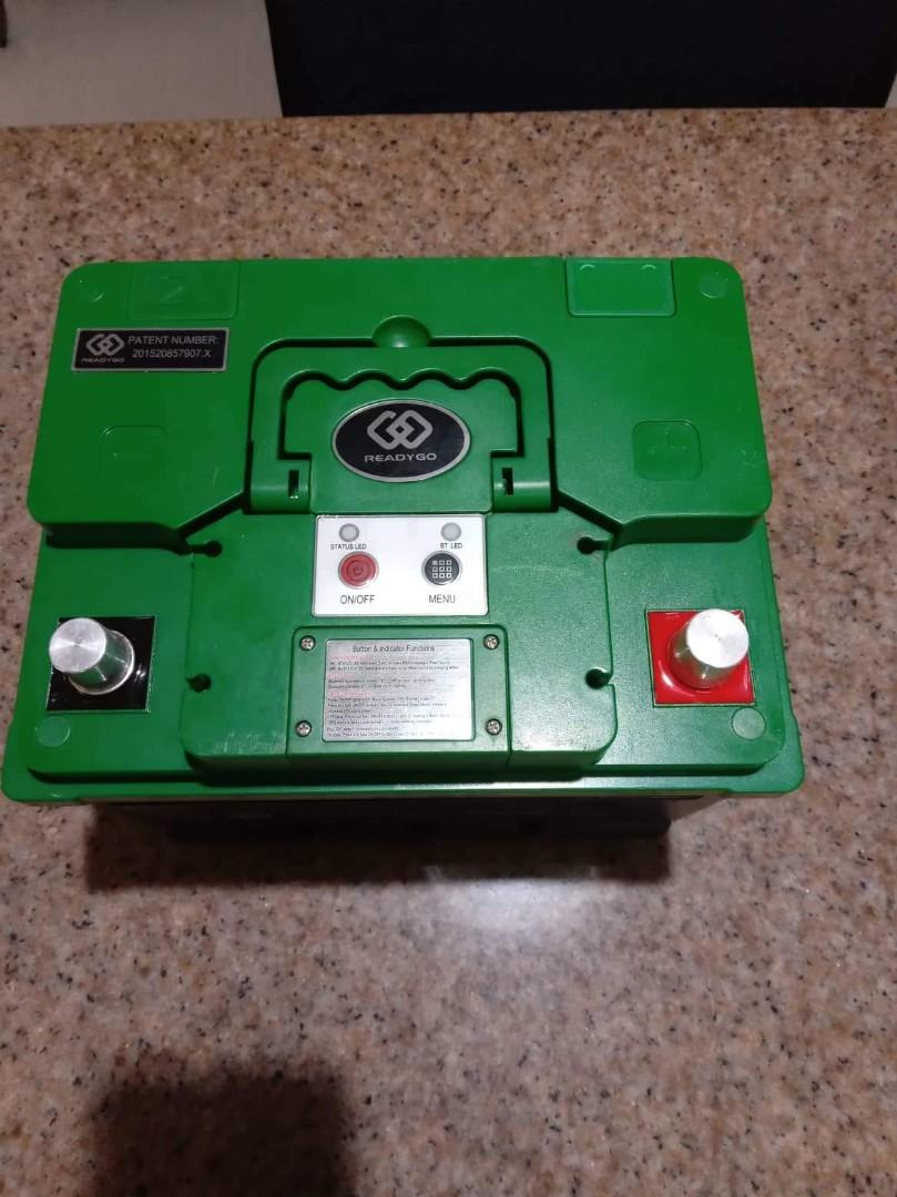 ReadyGo FB12V20 LiFePO4 Smart Battery for DIN66, 2SMF, Car Parts ...
