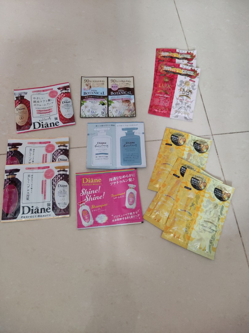 [samples] Hair shampoo conditioner treatment serum LUX Luminique Diane ...